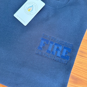 Custom Fire Department Crewneck, Fire Department Full Zip Hoodie ...