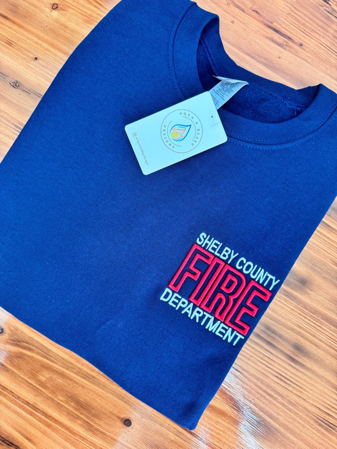 Customizable Firefighter Sweatshirt Fire Department Gift Firefighter ...