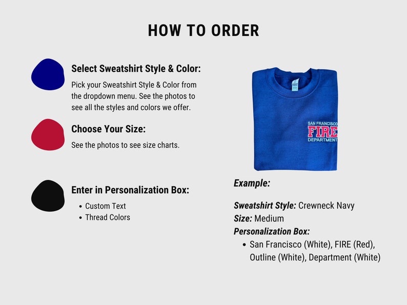 EMT Sweatshirt Personalized Emergency Services Apparel Custom First ...