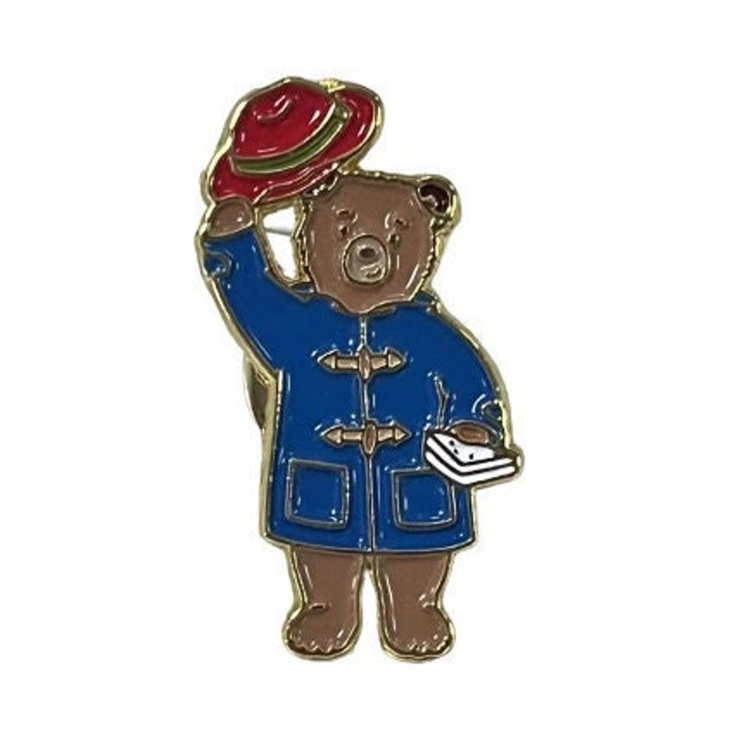 Bear Pin Badge Enamel Paddington Pin Badge - Etsy UK