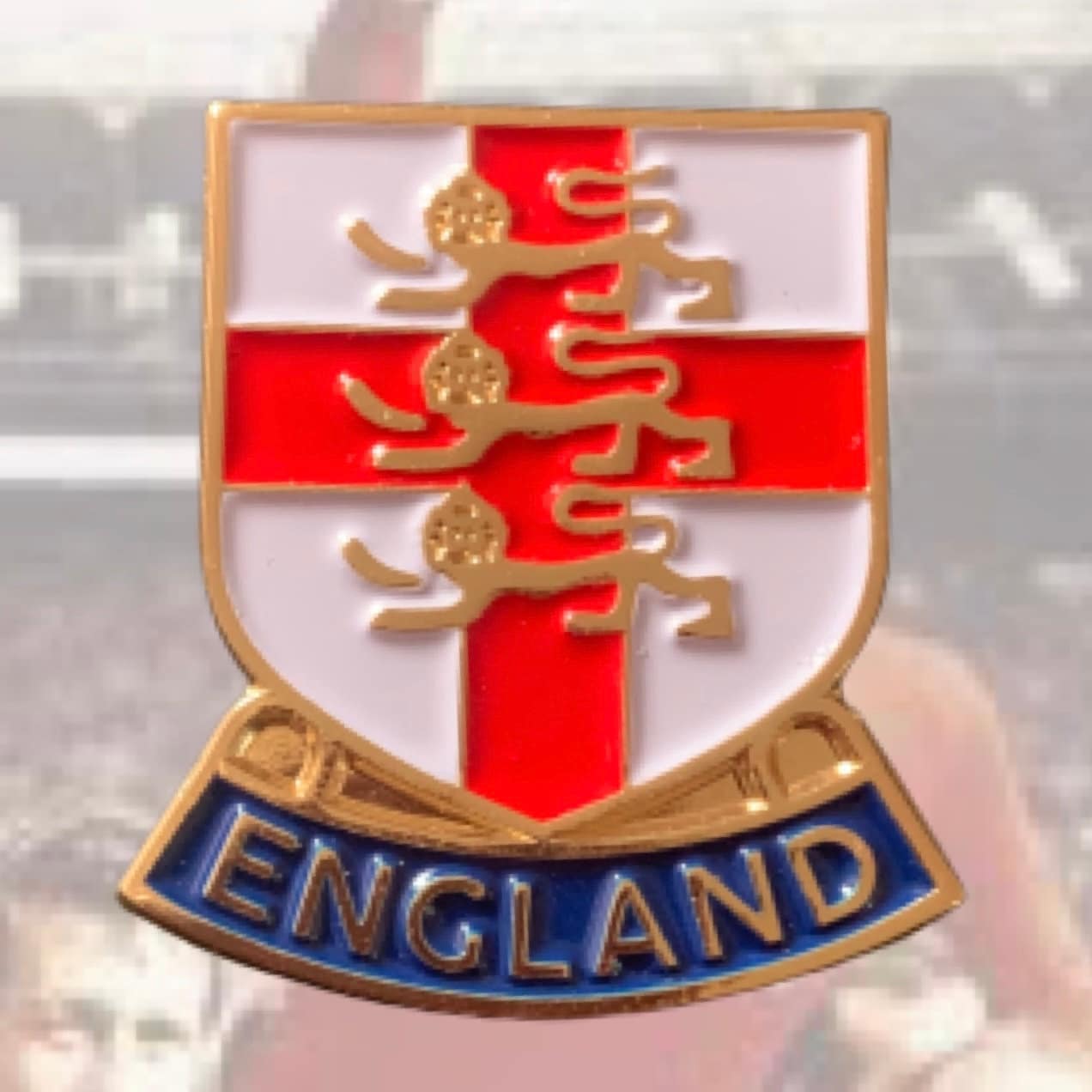 St George Badge World Cup Badges England Enamel 3 Lions - Etsy UK