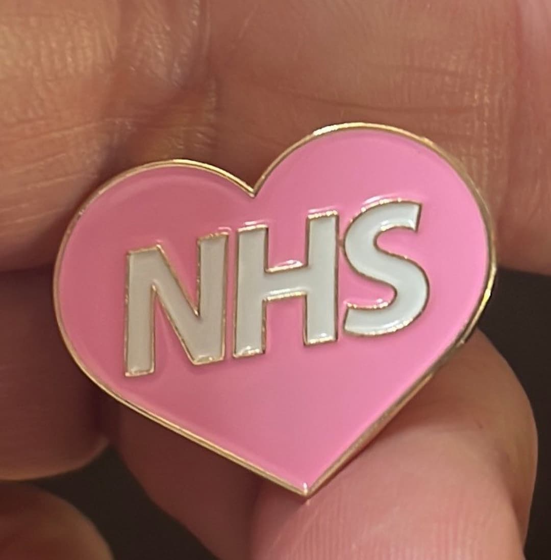 Nhs Heart Pin Badge Enamel Pin Badge Support Nhs and Pride - Etsy UK