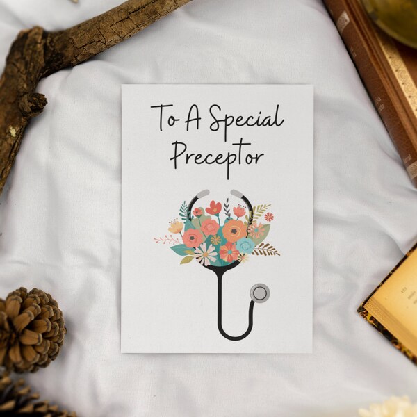 Preceptor Card - Etsy