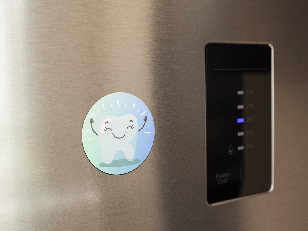 Cute Dental Fridge Magnet, Happy Dance Theme, Gift for Dental ...