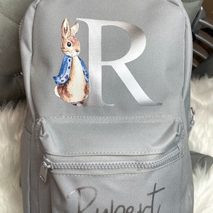 Mini Rucksack Backpack Grey Boys Girls Nursery Bag School Bag Peter ...