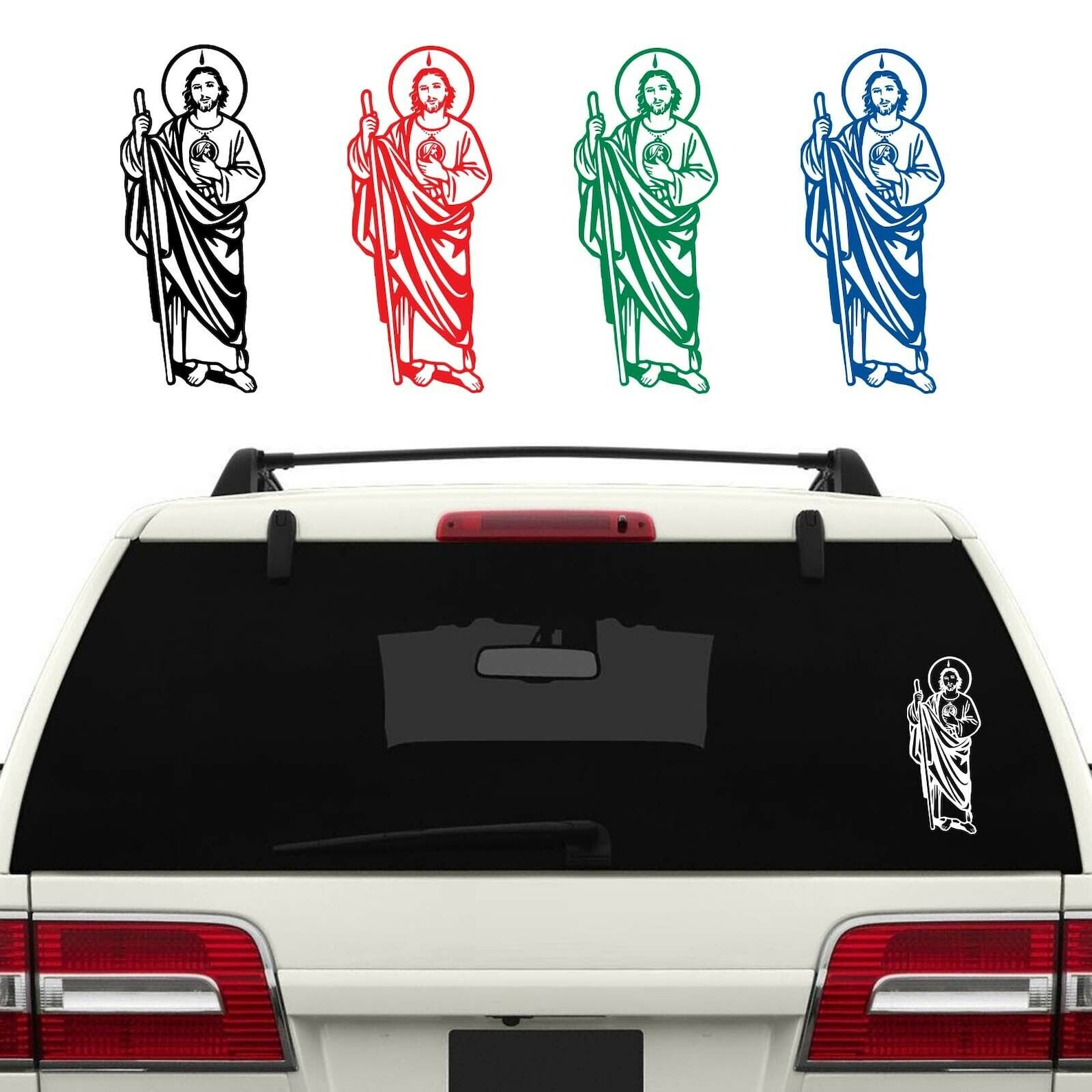 San Judas Tadeo Vinyl Decal Sticker Juditas Calcamonia Saint | Etsy
