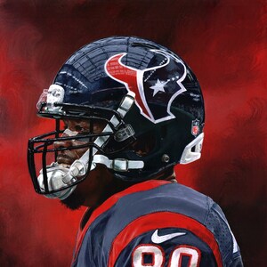 Andre Johnson Houston Texans Art Print - Etsy