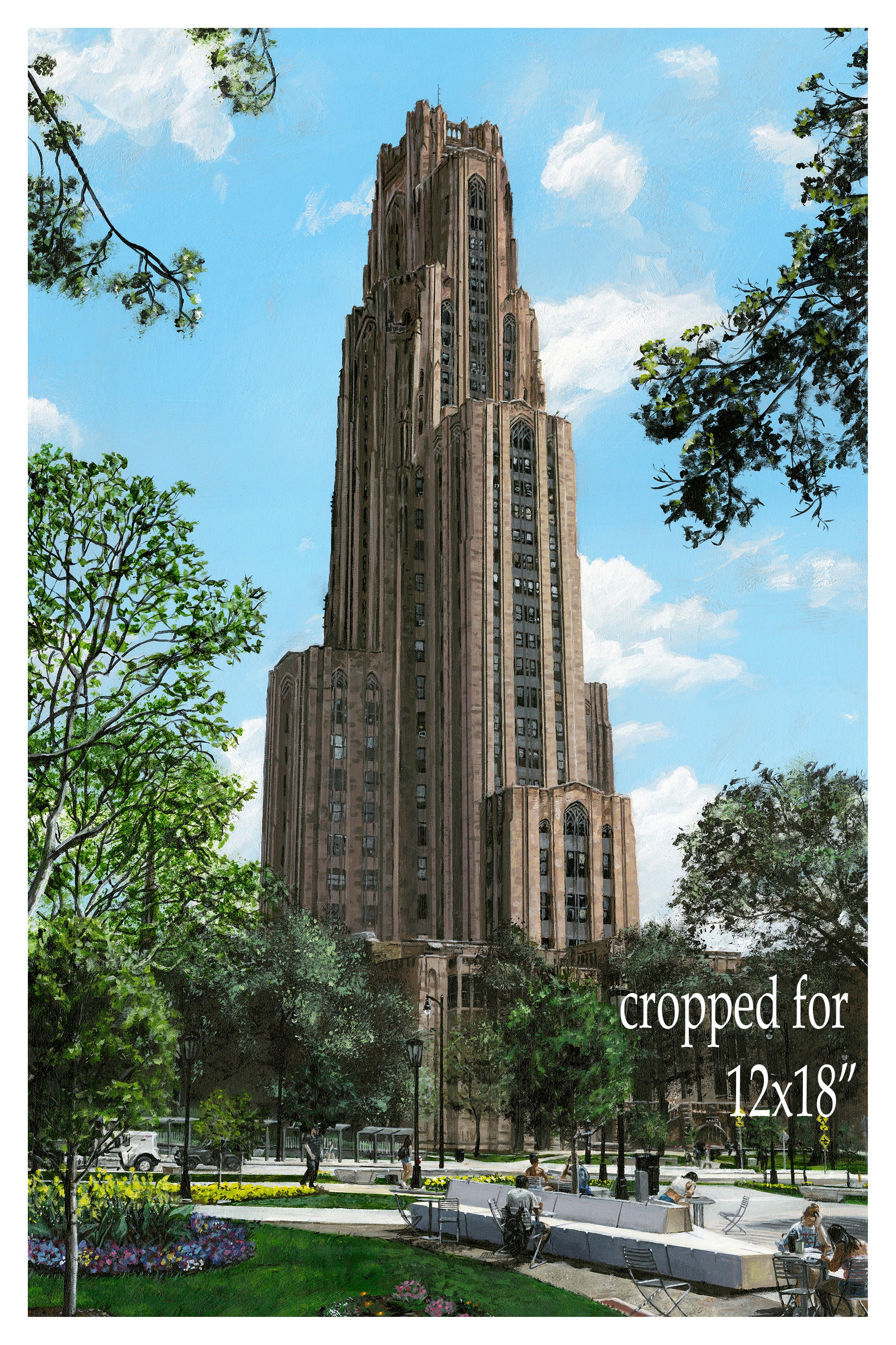 Cathedral of Learning Art Print - Etsy