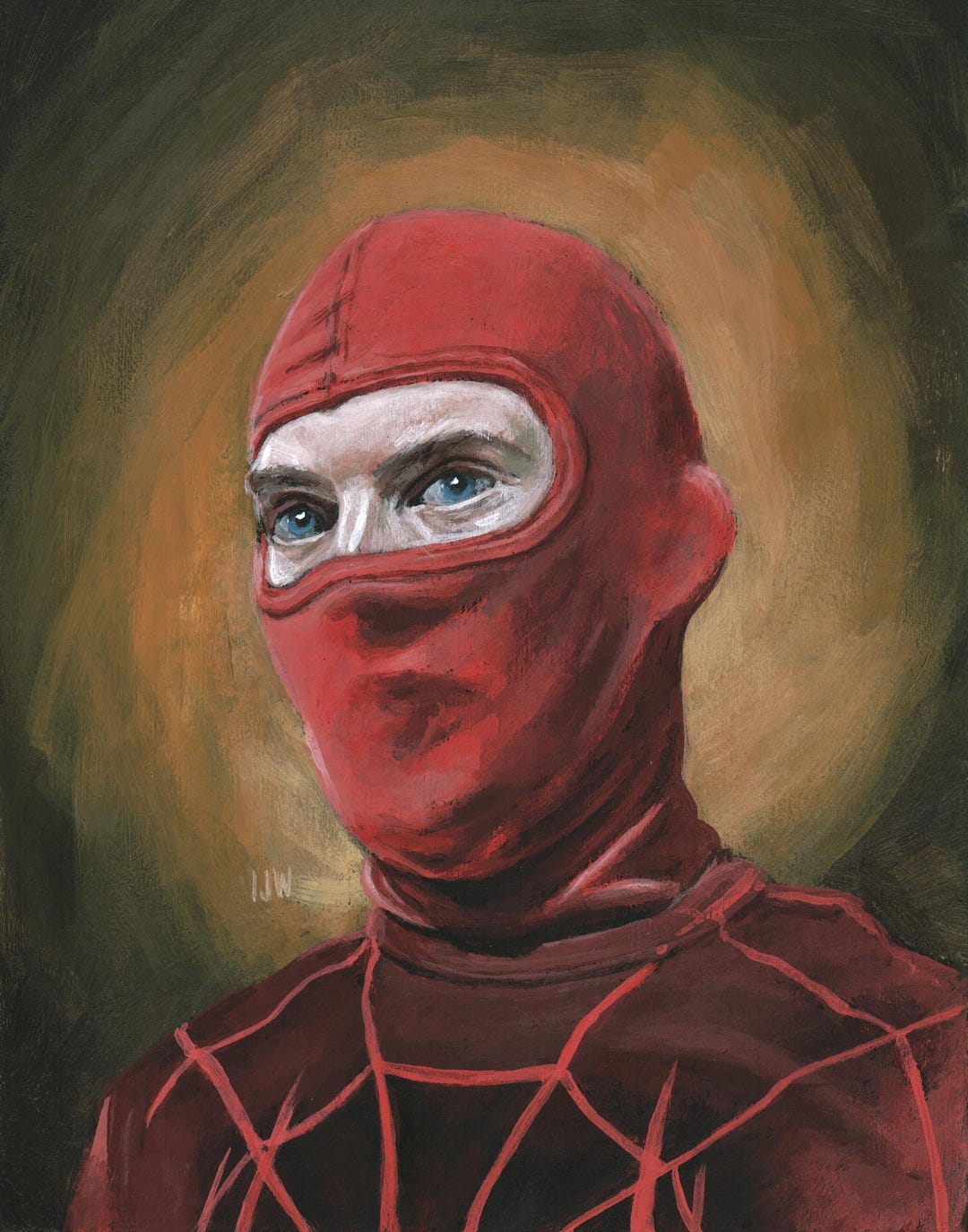 Spider-man "human Spider" Art Print - Etsy