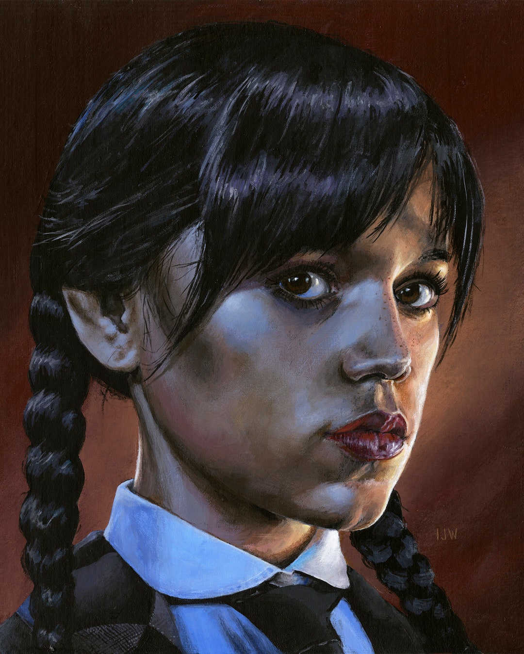 Wednesday Addams Art Print - Etsy