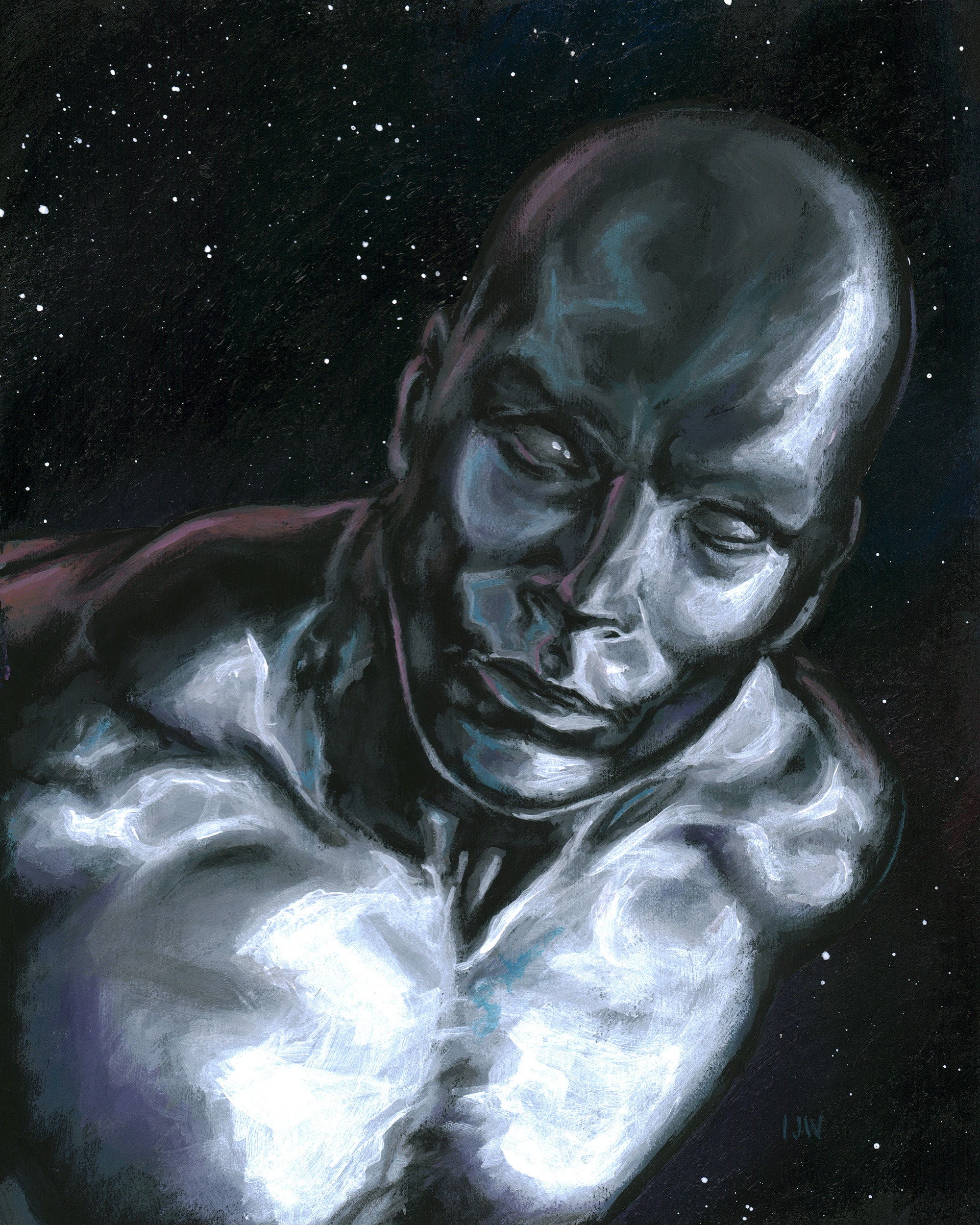 Silver Surfer Art Print - Etsy