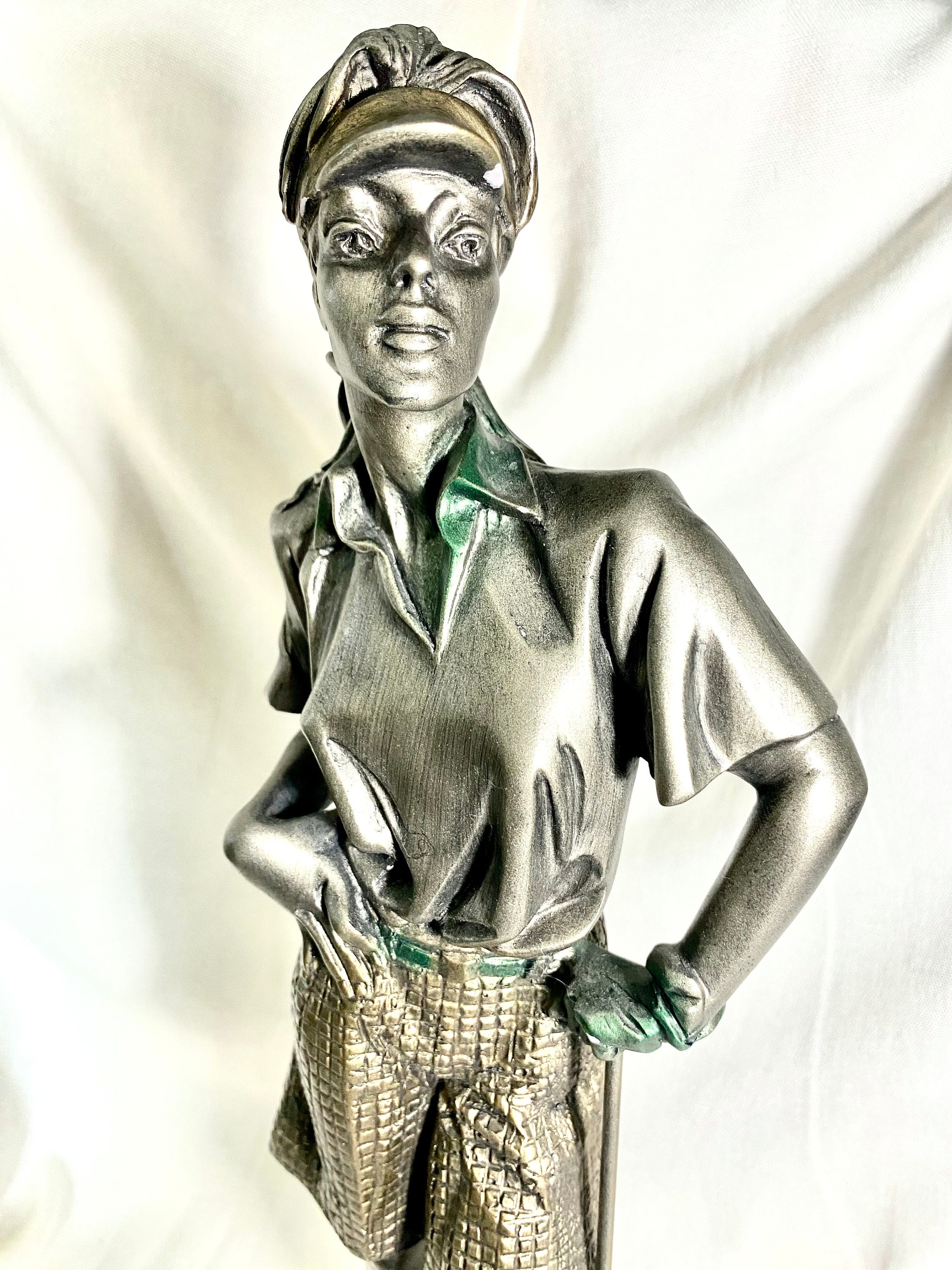 1997 Austin Sculpture woman Golf Player Statue - Etsy Australia