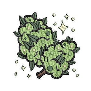 Cannabis Embroidery - Etsy