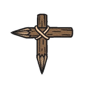 Vampire Stake Embroidery Design / Vampire Hunter Halloween / - Etsy