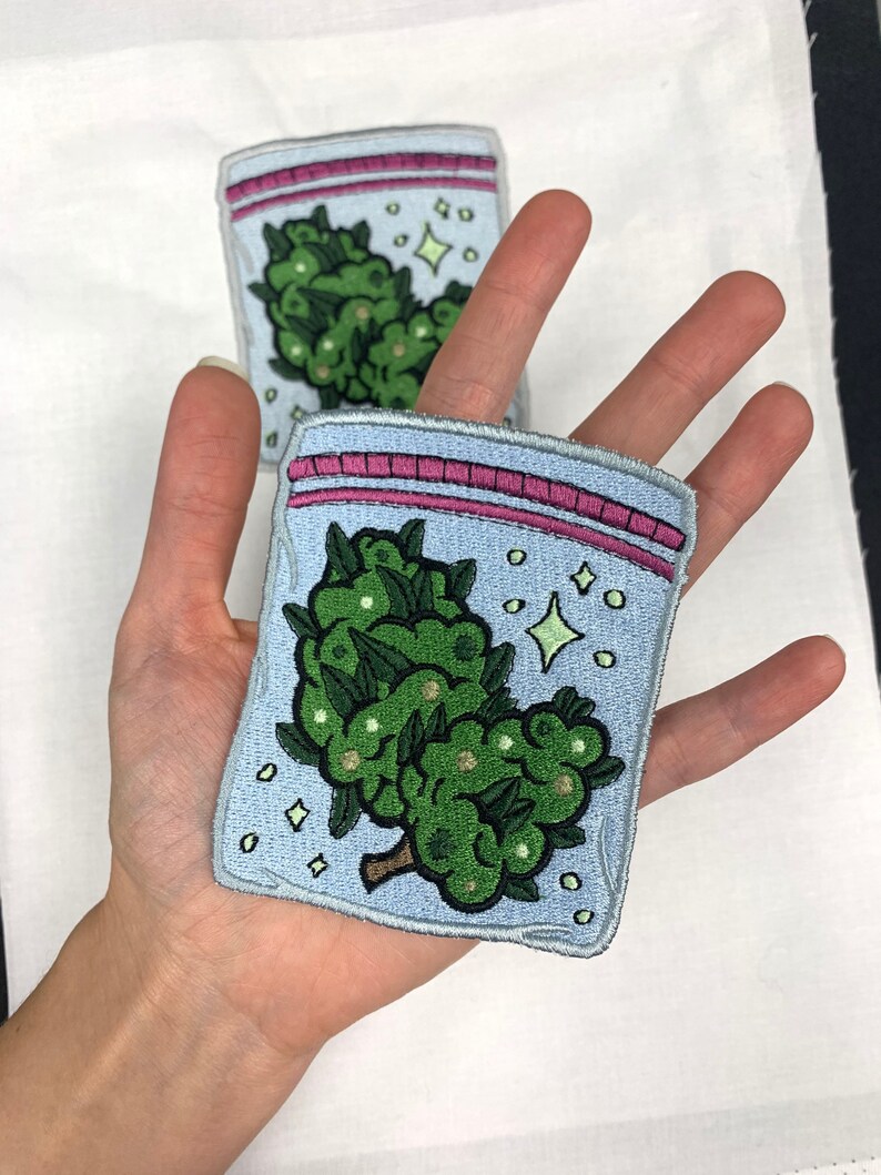 Cannabis Embroidery File / Marijuana Buds in a Baggie / Weed - Etsy