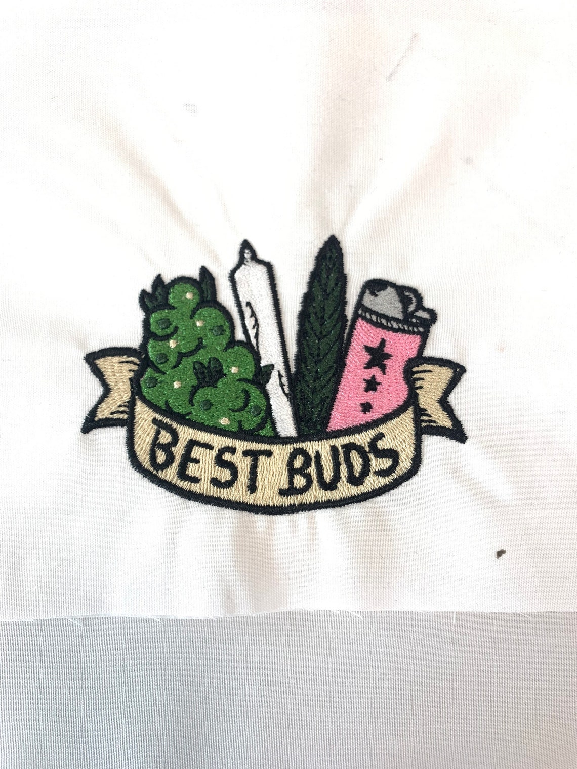 Best Buds Embroidery File / Cannabis Marijuana Embroidery - Etsy