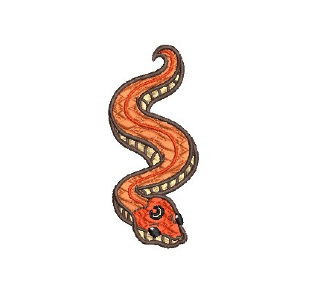 Snake Magic Embroidery File / Instant Download / Snake and Moon ...