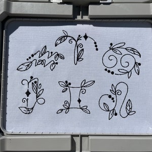 Aris Zodiac Embroidery File, Aries Birthday, Aries Fire Sign, Light ...