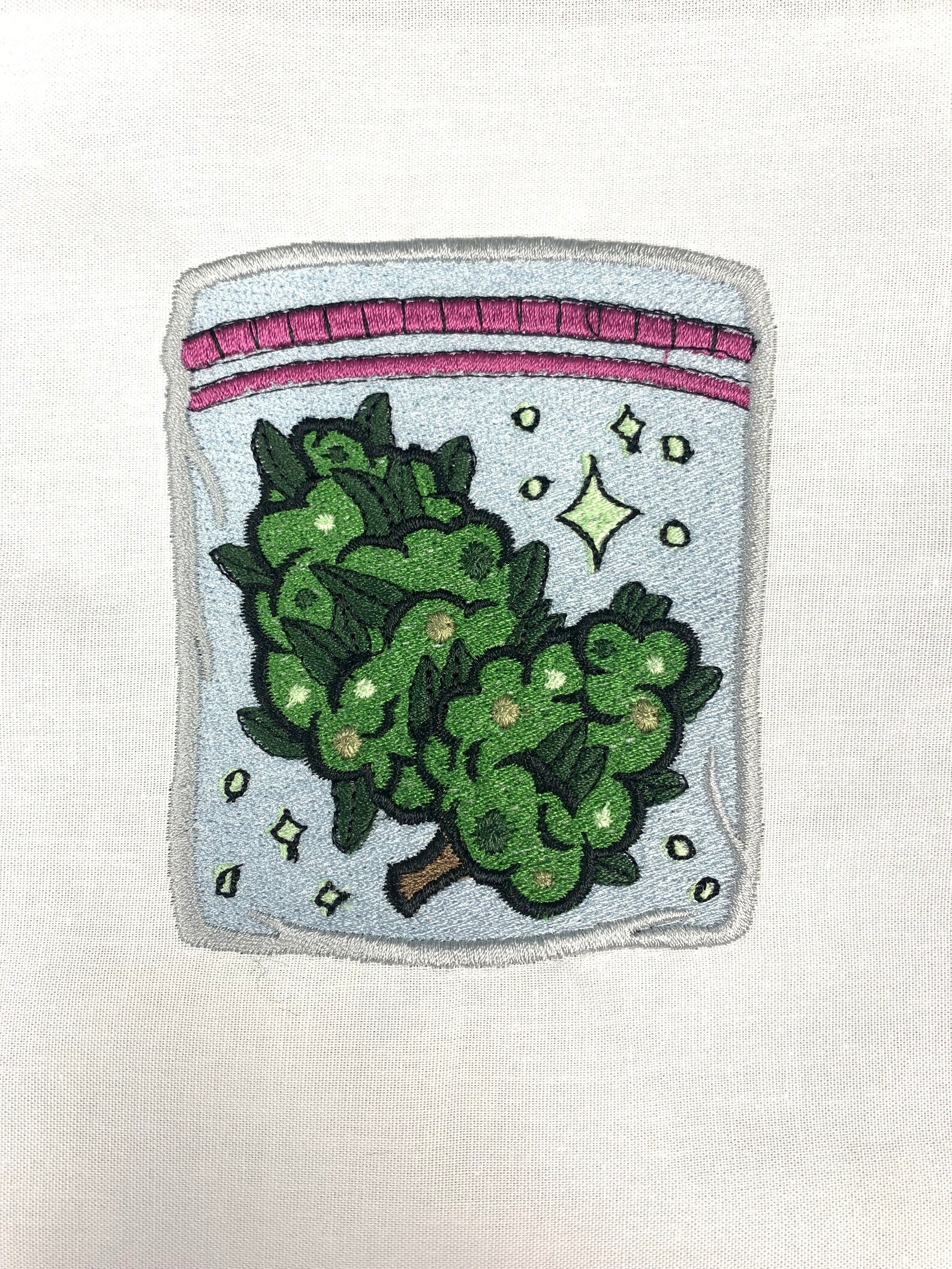 Cannabis Embroidery File / Marijuana Buds in a Baggie / Weed - Etsy