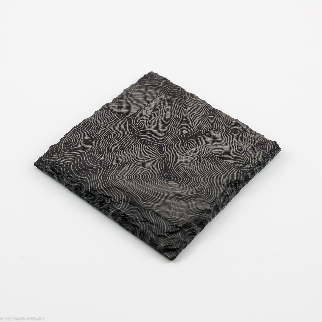 Mount Cabot Topographic Map Slate Coaster 4 Coaster Engraved With a ...