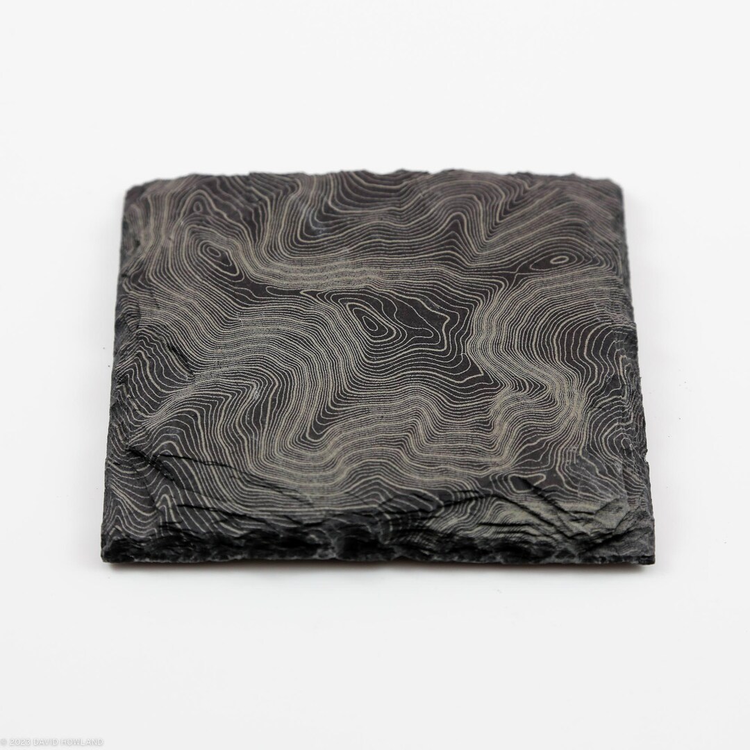 Carter Dome 4000 Footer Topographic Map Slate Coaster – Laser Engraved ...