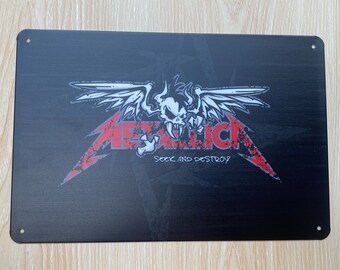 Metallica Tin Sign - Etsy