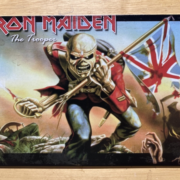 Iron Maiden Sign - Etsy