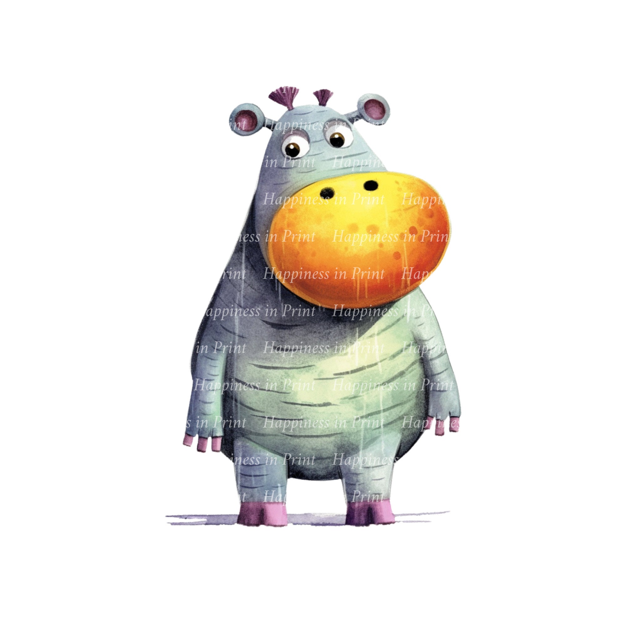 Whimsical Safari Clipart Safari Animals Quirky Lion Clip Art Animal PNG ...