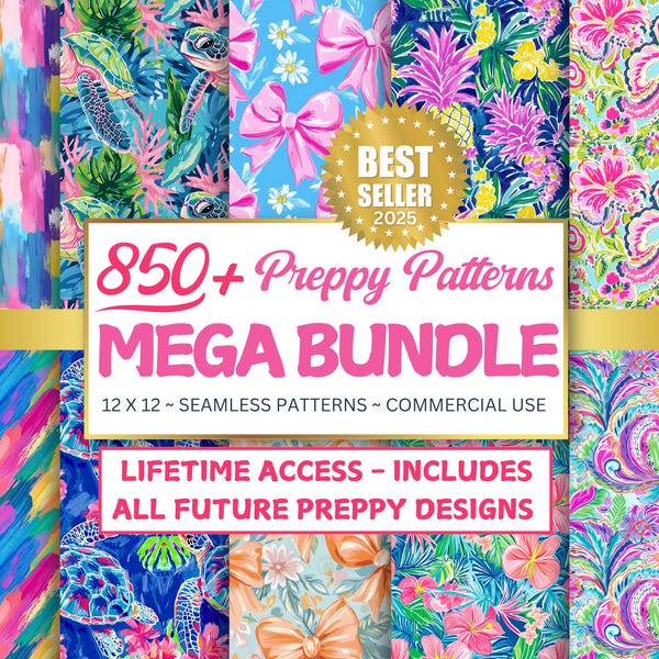 Preppy Papers - Etsy