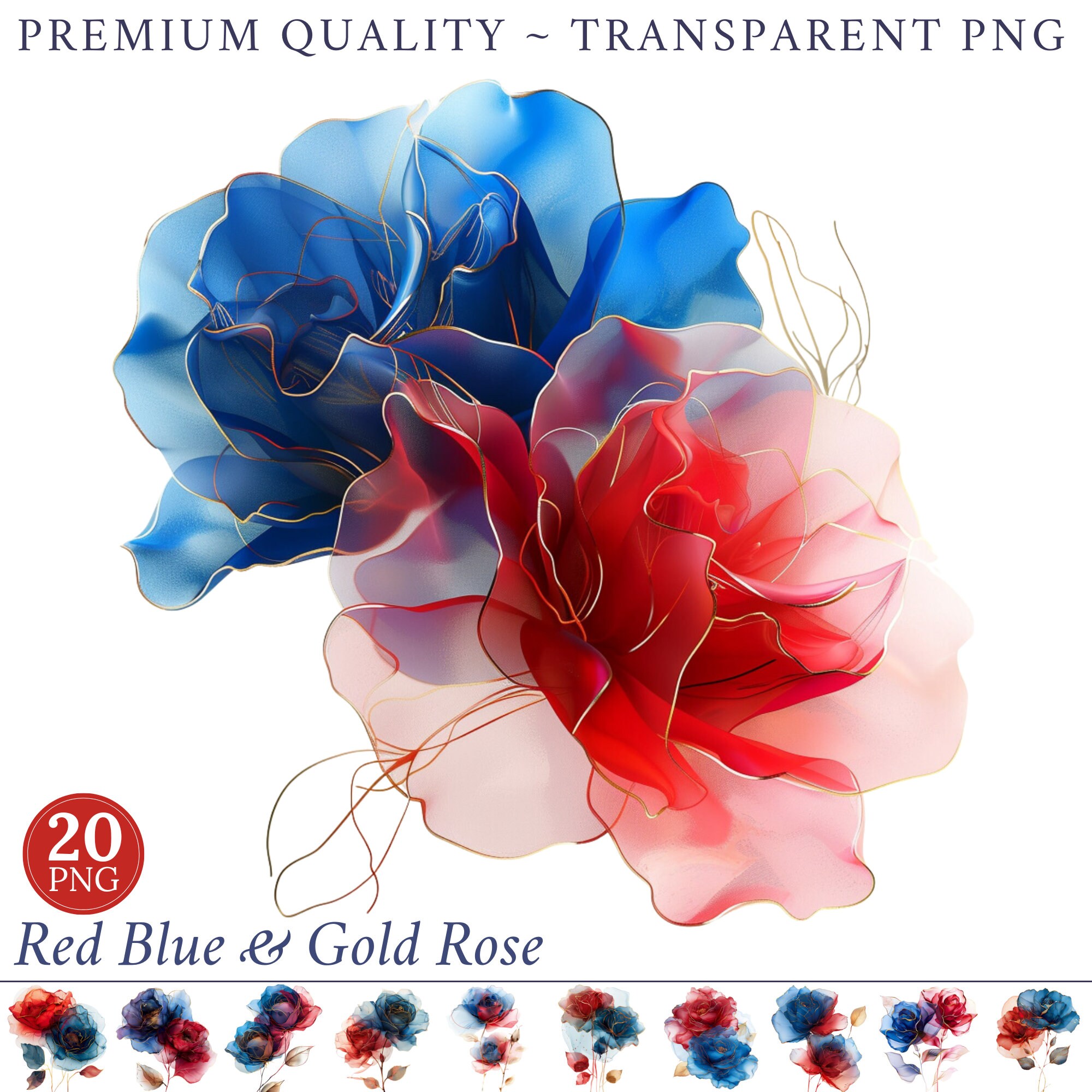 180 Bundle Abstract Flowers Clipart Flower PNG Transparent Print ...