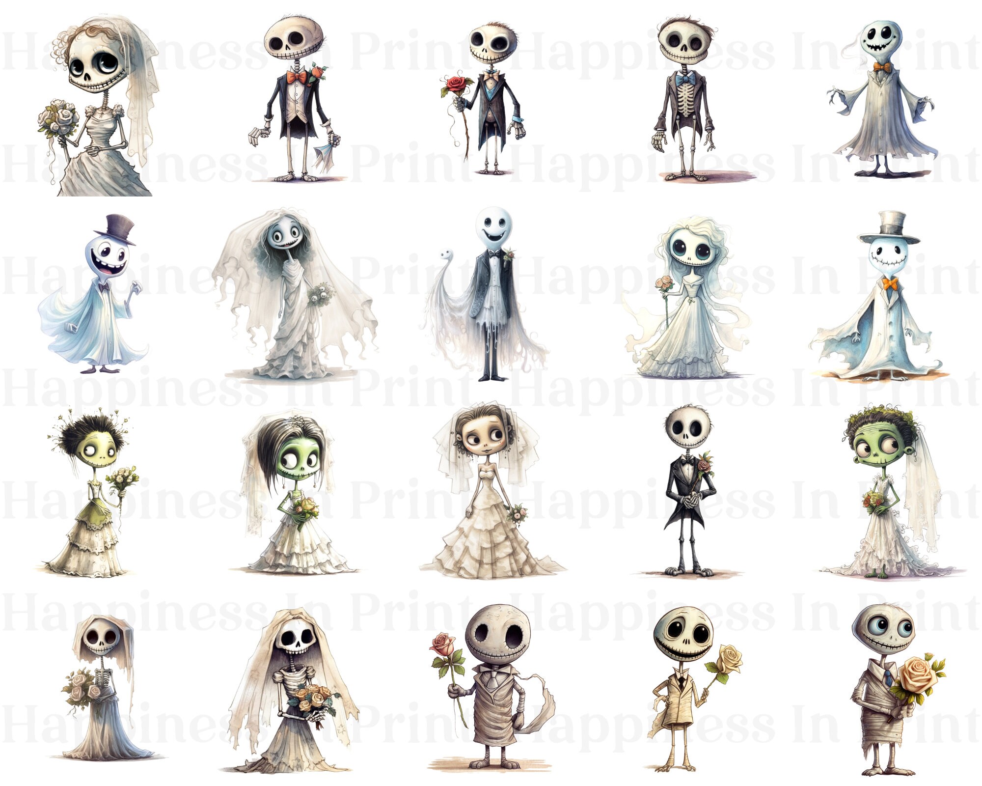 Love Monster Clipart Halloween Clipart Bundle Halloween - Etsy