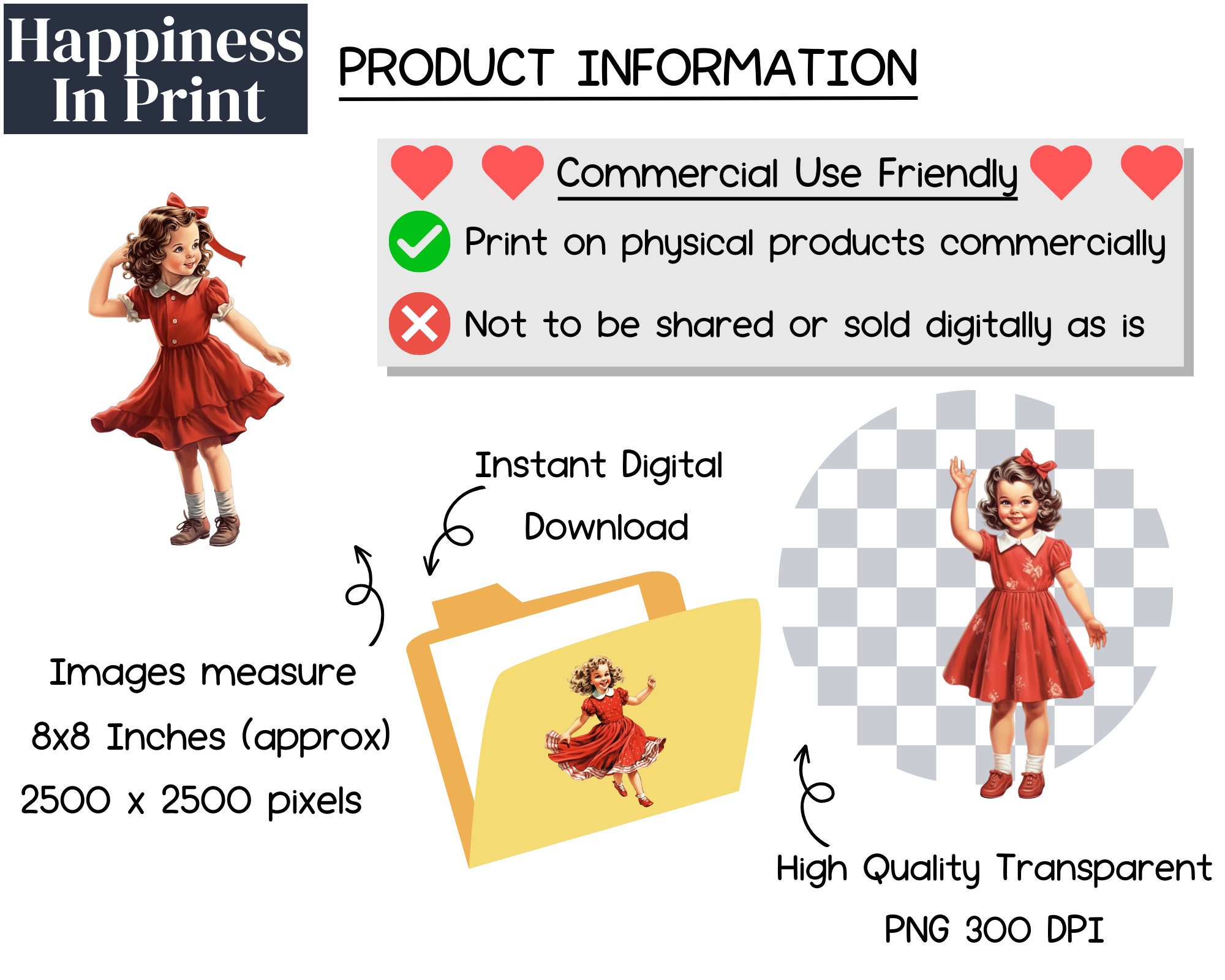 Vintage Red Retro Girl Clipart PNG Red Girl Vintage Art Pink - Etsy