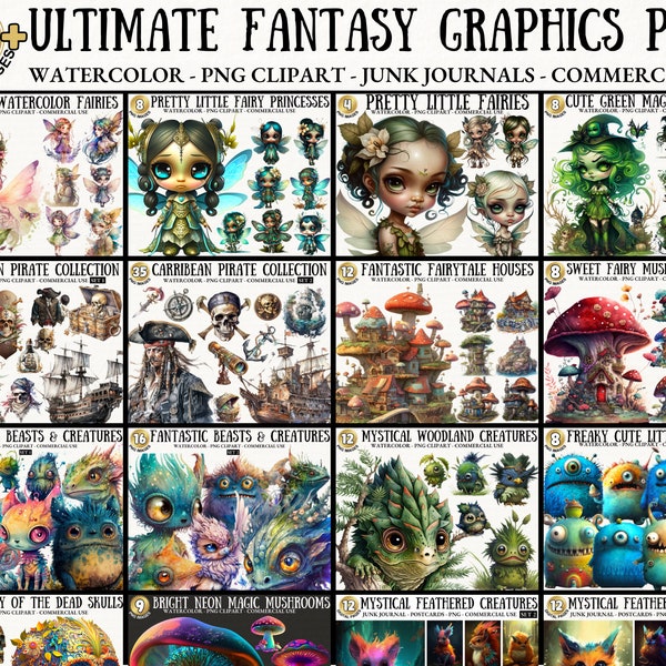 Fantasy Clip Art - Etsy