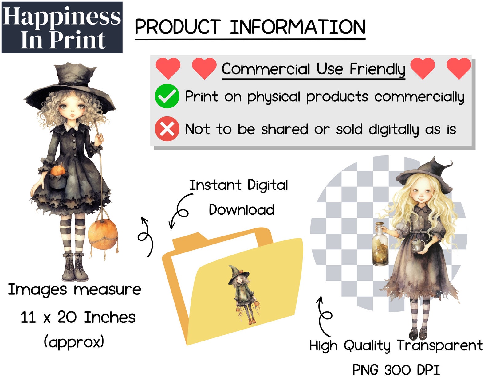 Country Witch Girl Clipart Cottagecore Witch PNG Boho Witches - Etsy