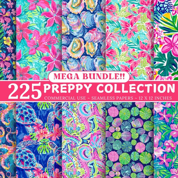 Preppy Papers - Etsy