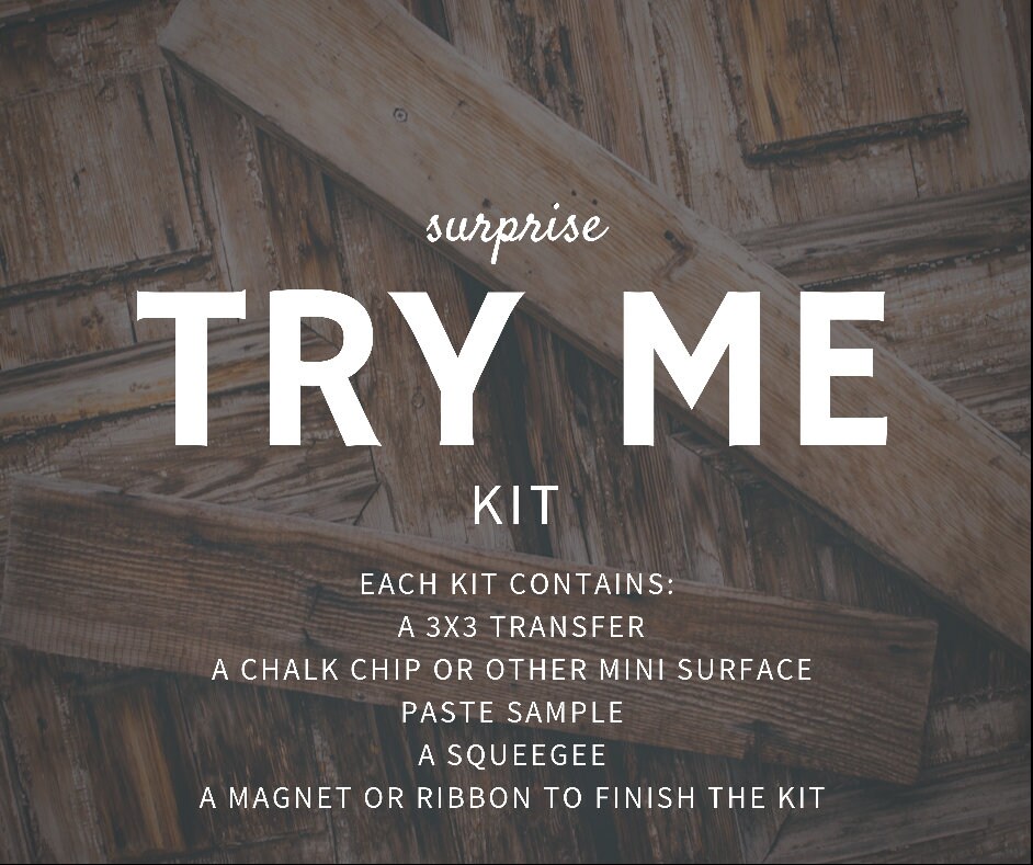 Try Me Kit Etsy