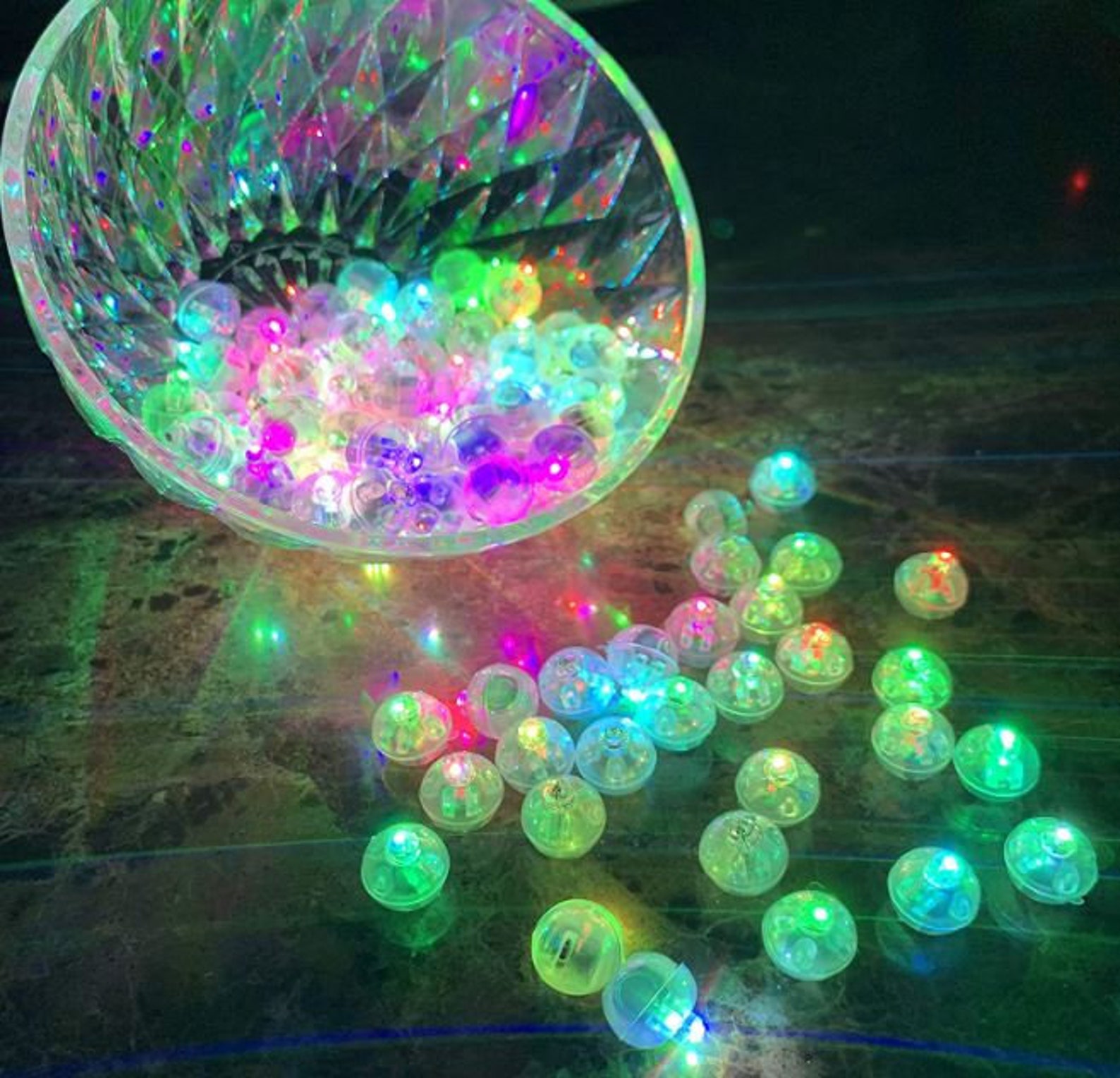 10-pack Mini LED Orbs Battery Powered Waterproof Mini LED - Etsy