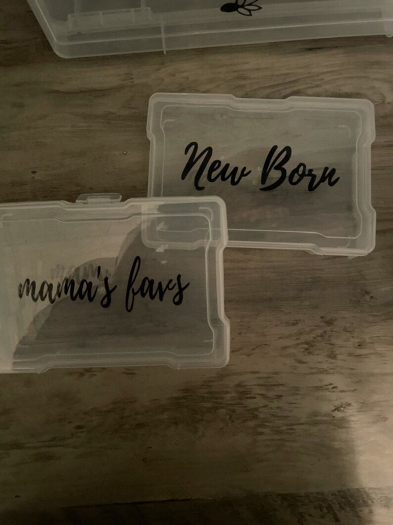 Baby Milestone Photo Box - Etsy