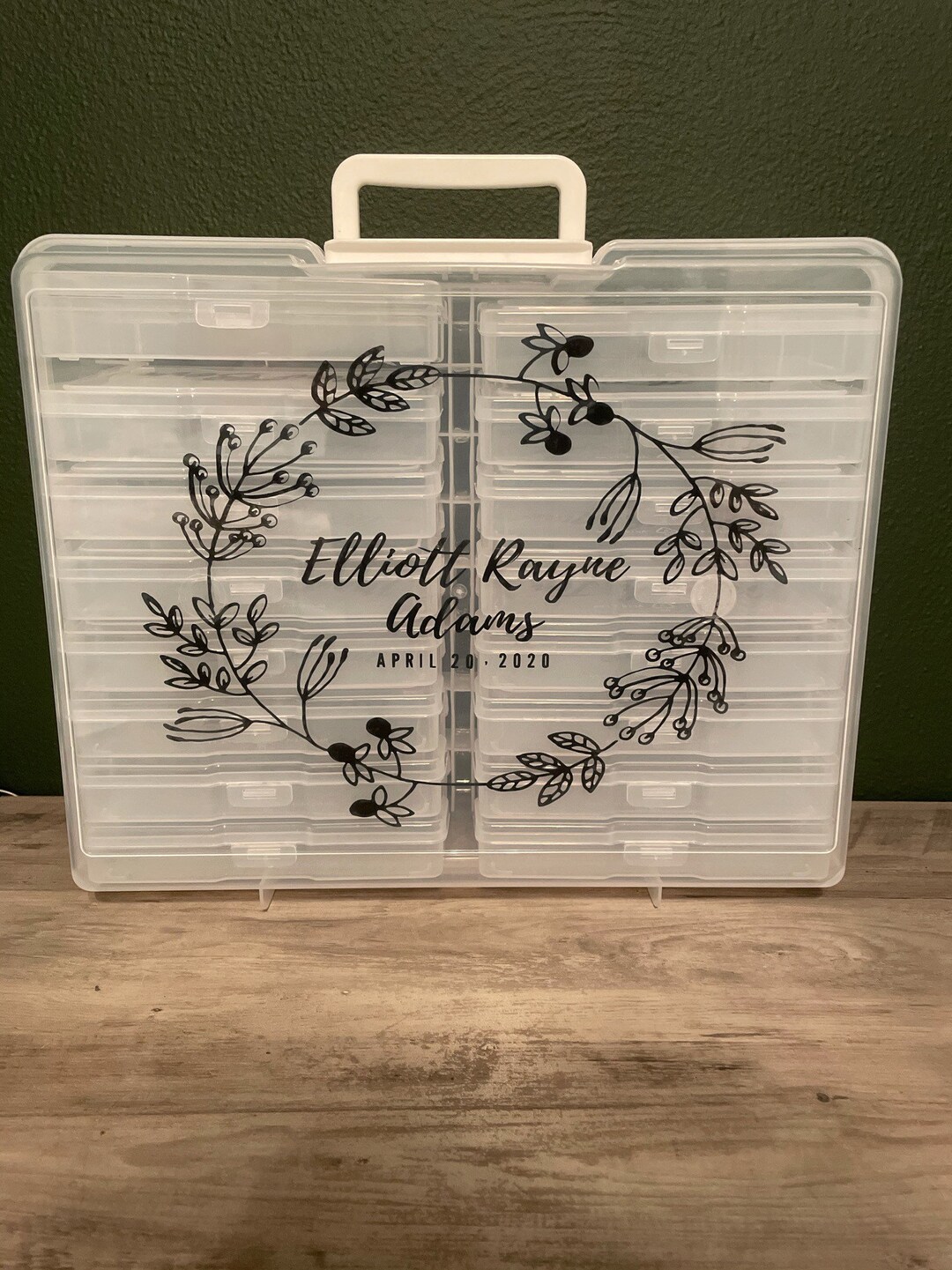 Baby Milestone Photo Box - Etsy