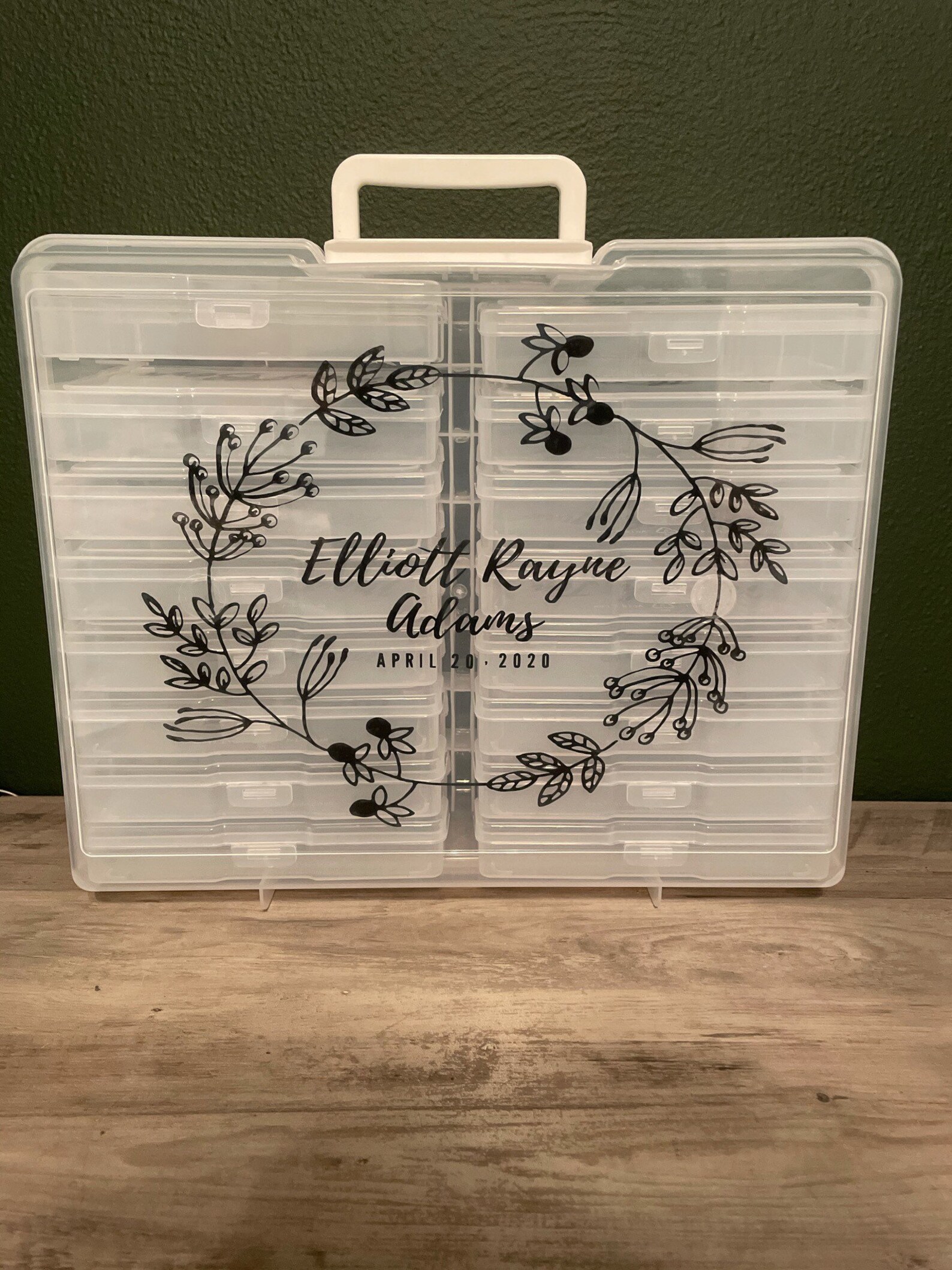 Baby Milestone Photo Box - Etsy