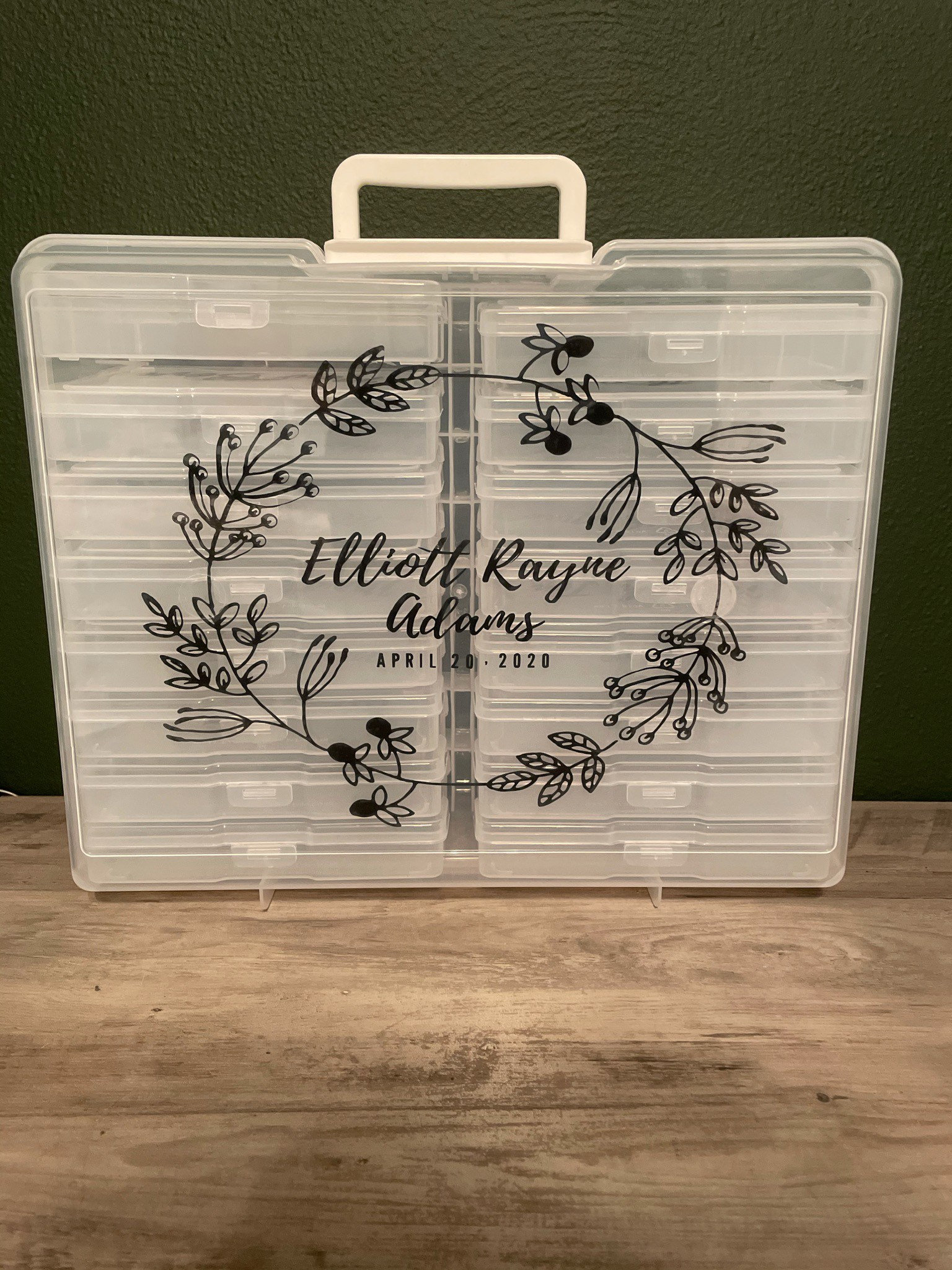 Baby Milestone Photo Box - Etsy