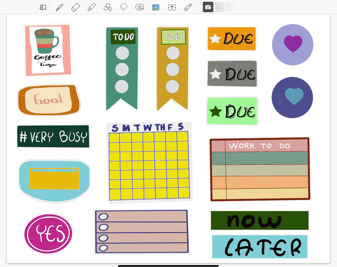 Digital Stickers - Etsy