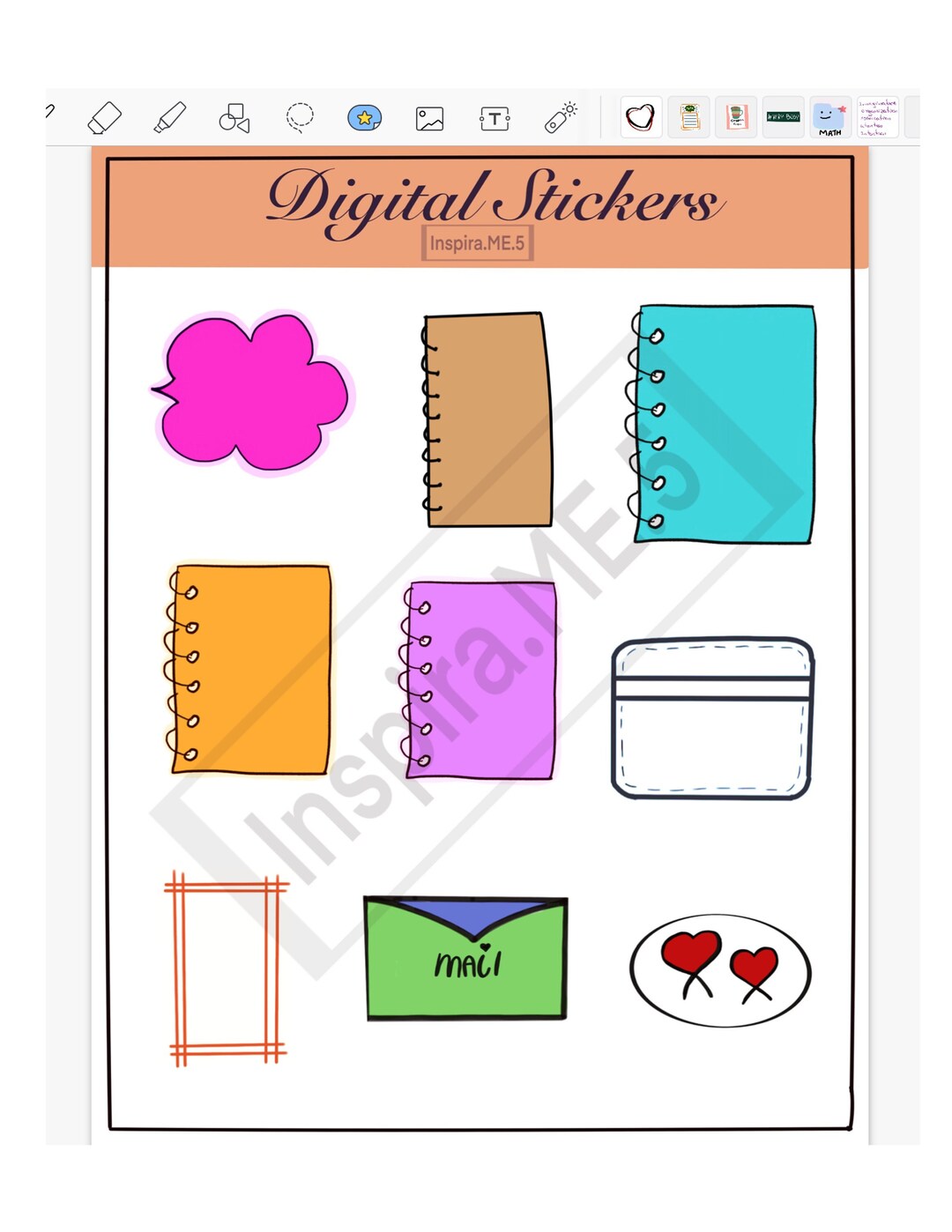 Digital Stickers, Journal, Agenda, Lettering, Calligraphy, Entrepreneur ...