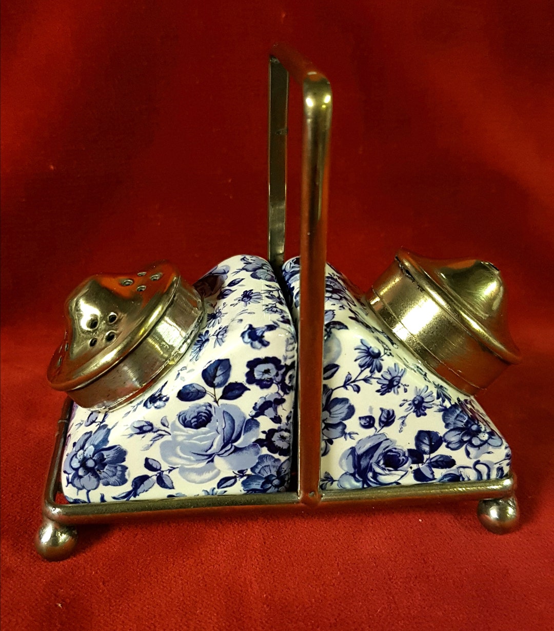 Vintage Lord Nelson Blue & White Cruet Set - Etsy