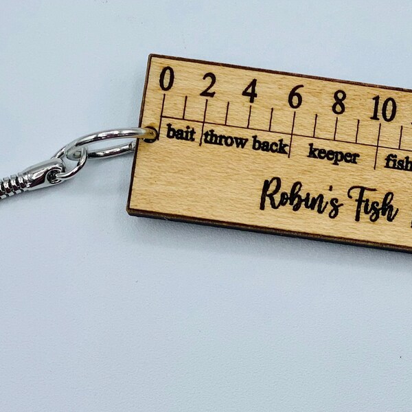 Fishing Keychain - Etsy