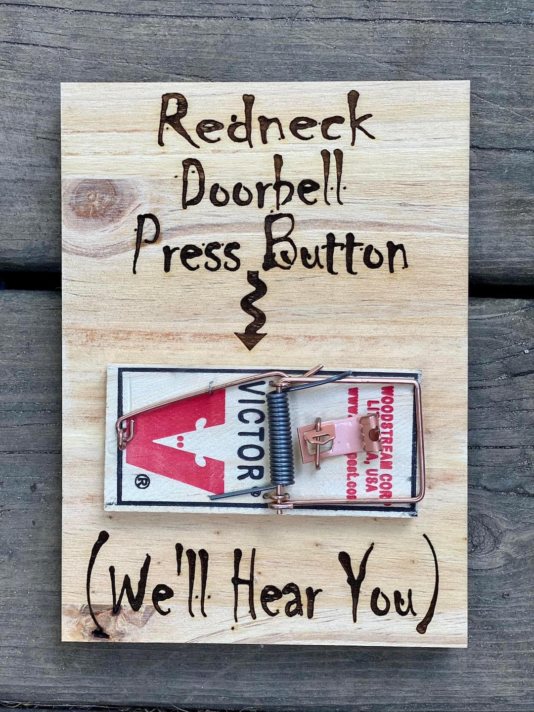 Red Neck Doorbell - Etsy