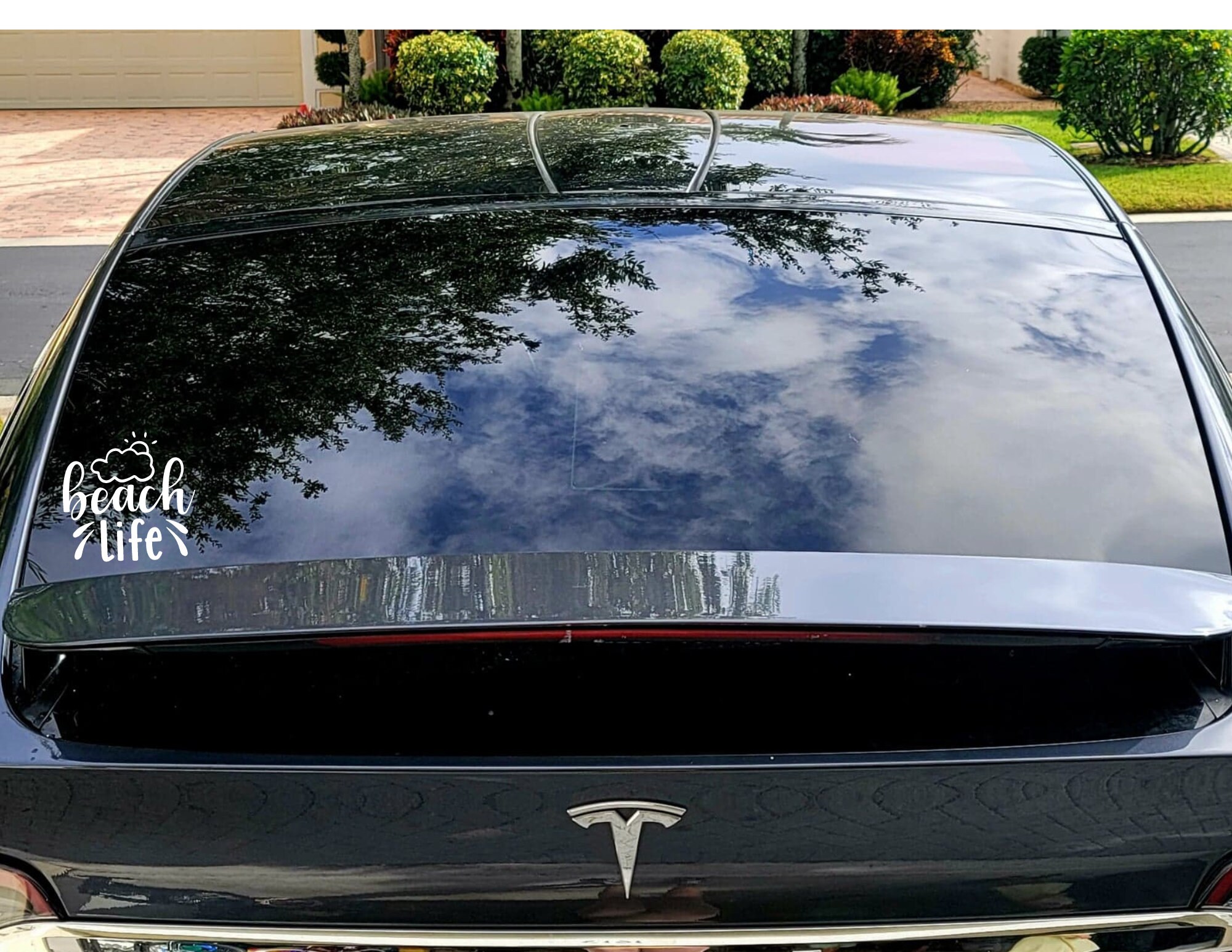 Beach Life Decal Love the Beach Decal Wave Sticker Graphic - Etsy