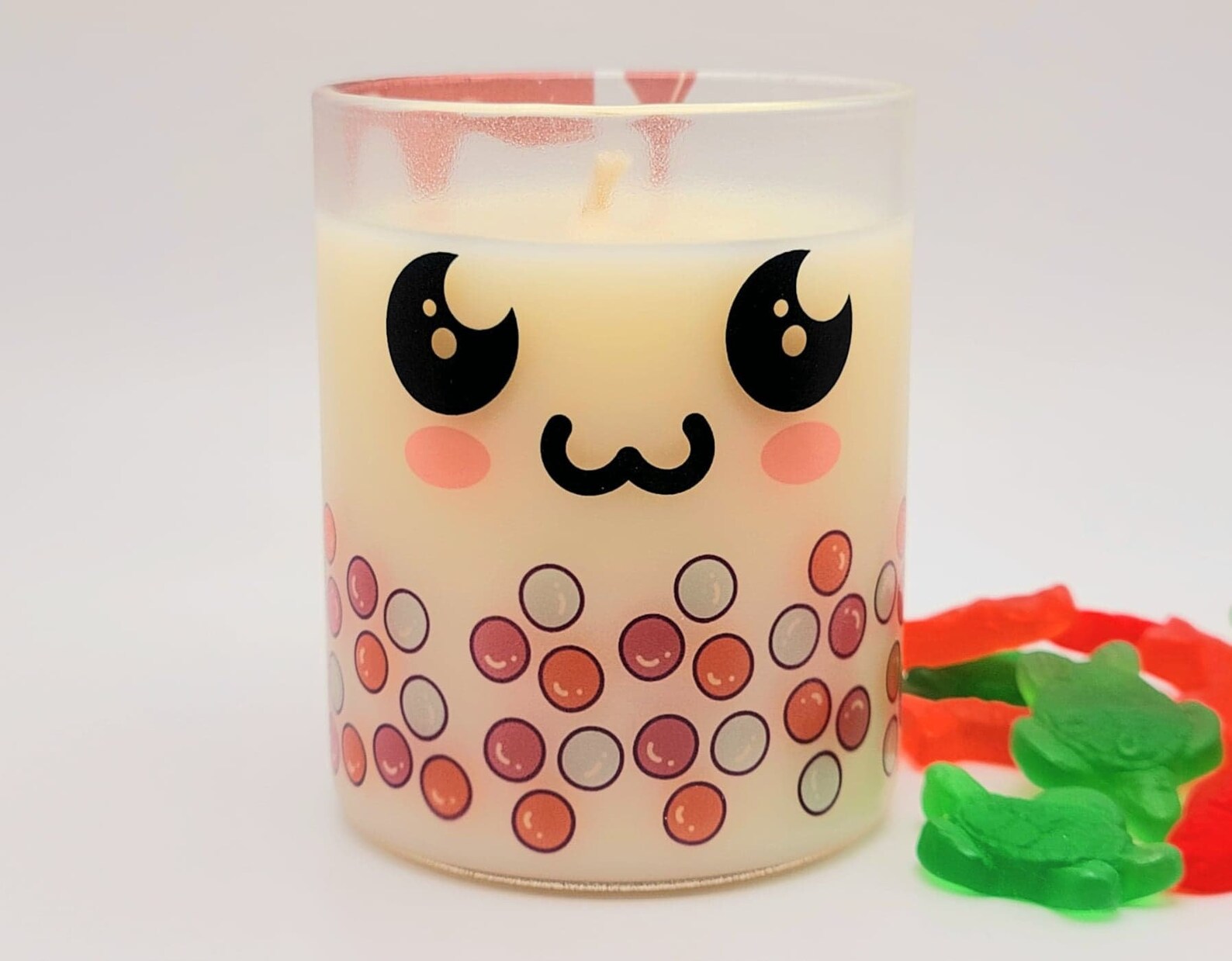 Kawaii Cute & Trendy Milk Tea Boba Candle Boba Milk Tea Soy - Etsy