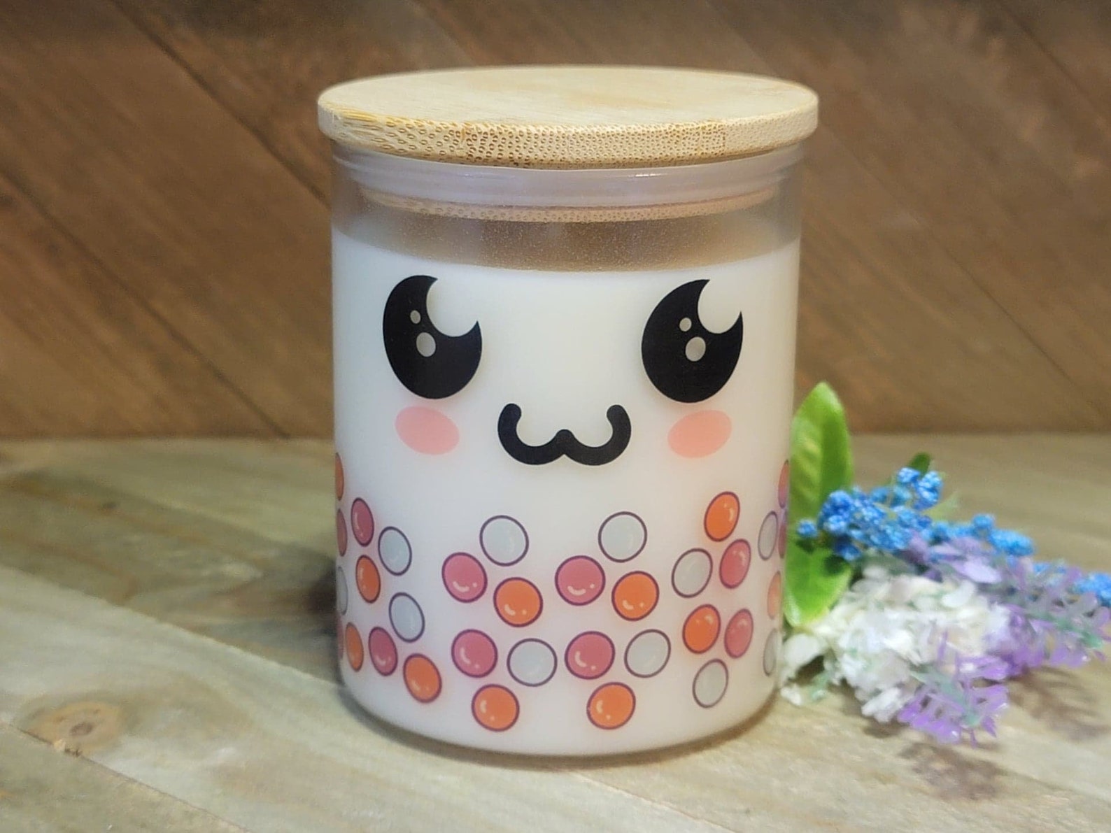 Kawaii Cute & Trendy Milk Tea Boba Candle Boba Milk Tea Soy - Etsy