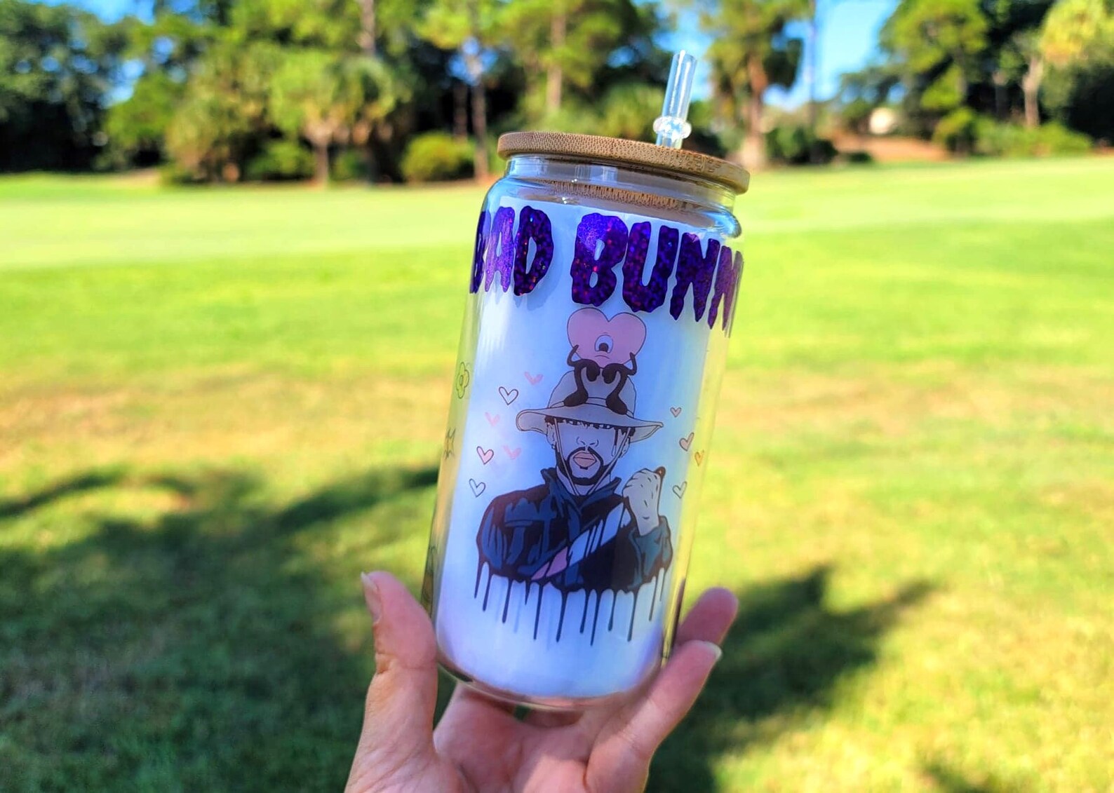 Bad Bunny Un Verano Sin Ti 16oz Frosted or Clear Glass Can - Etsy